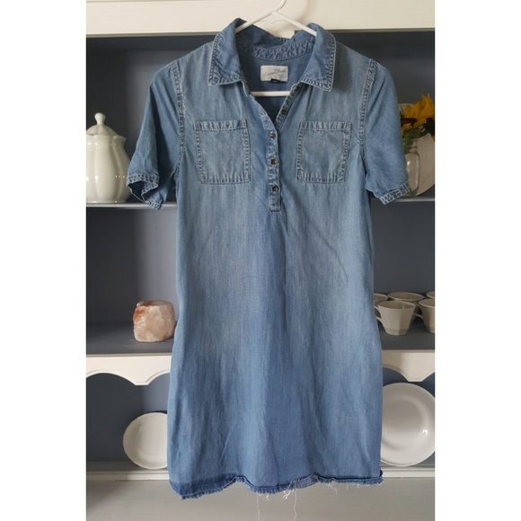 Universal Thread | Dresses | Universal Thread Chambray Denim Dress ...